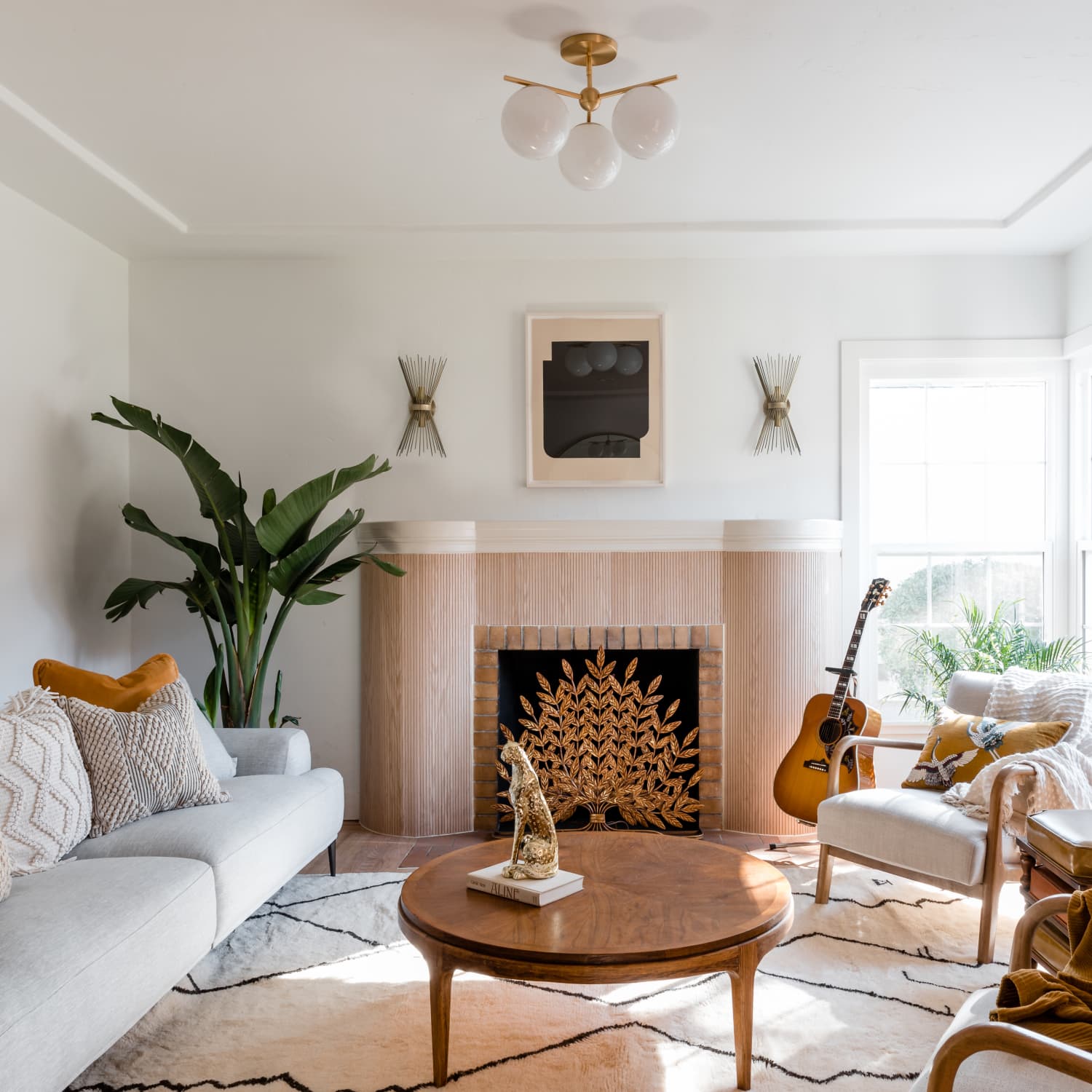 Arlo tambour bar cabinet store